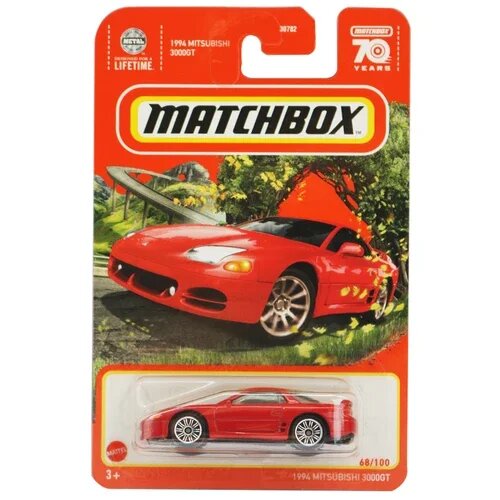 Matchbox 1994 Mitsubishi 3000GT, красный