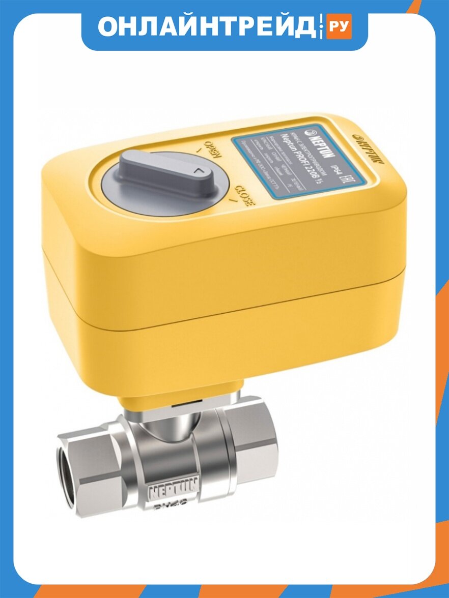 Кран с электроприводом Neptun PROFI 220В 1/2"