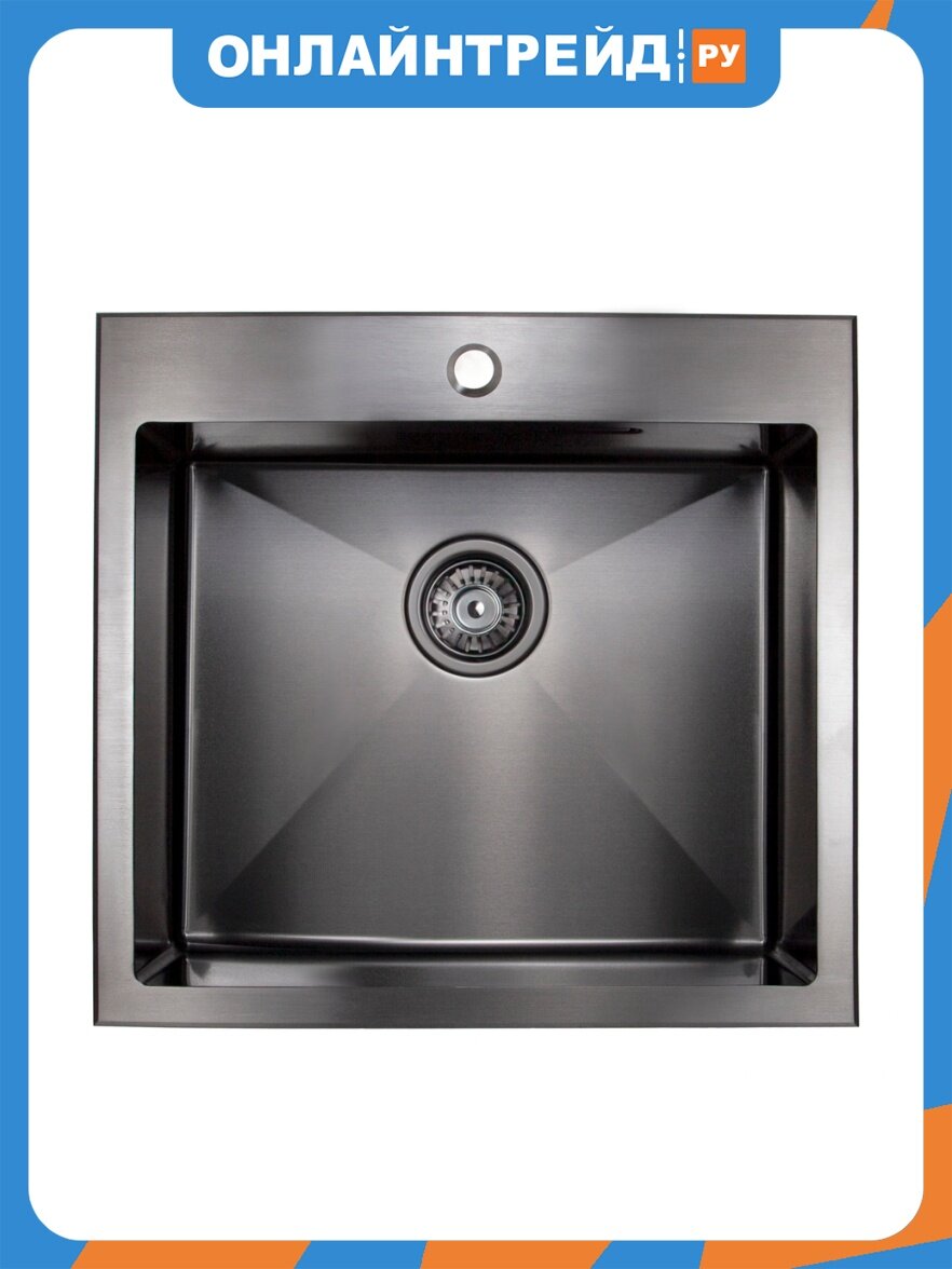 Мойка для кухни Kaiser® Kaiser Steel (KSM-5455) Сталь Воронёная