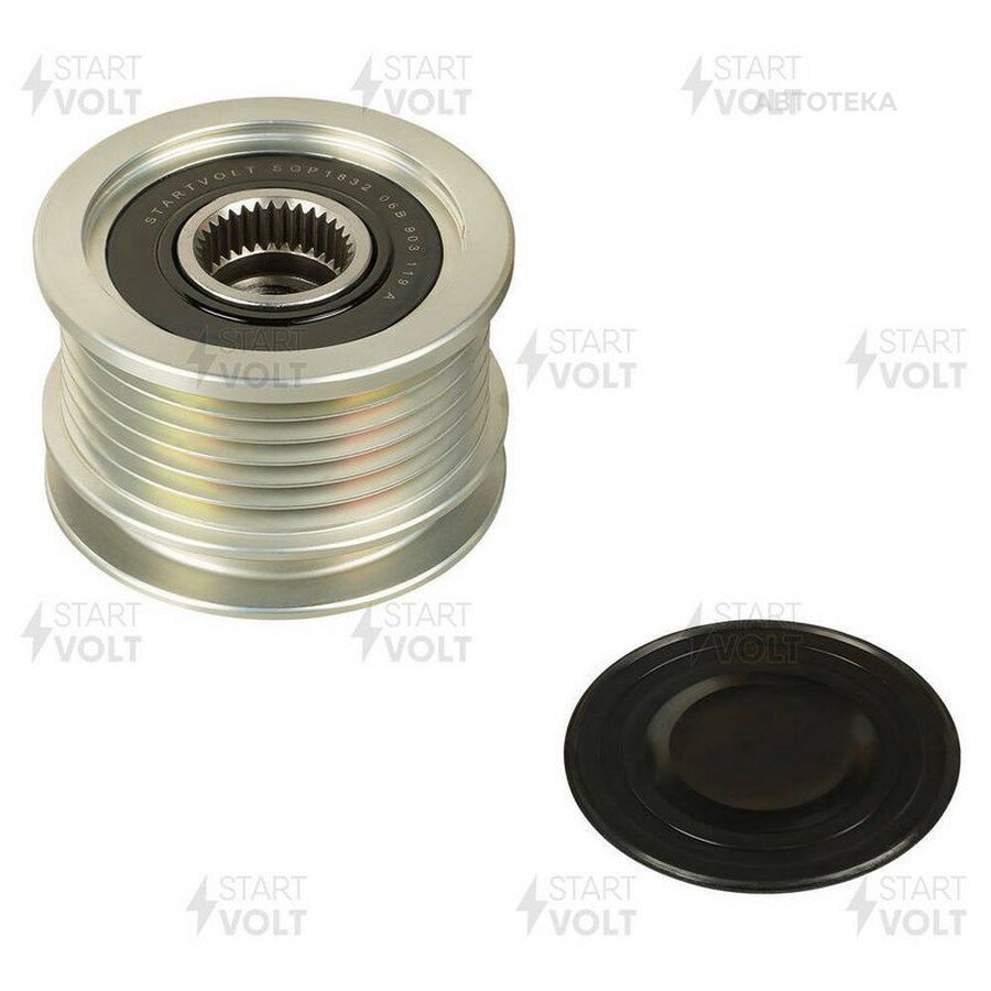 Шкив генератора VAG A4 (00-)/(04-) 1.8T/2.0I с обгонной муфтой STARTVOLT SGP1832
