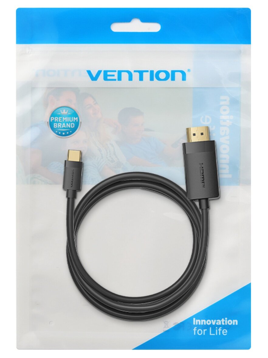 Кабель Vention USB Type C M > HDMI M - 2м. — фото 1