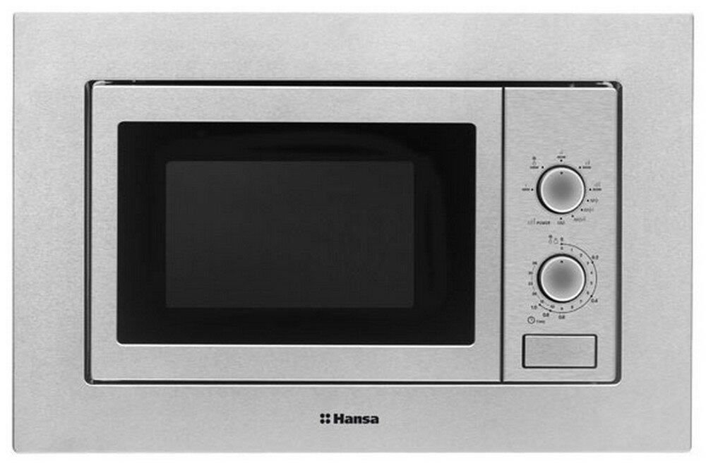 Встраиваемая микроволновая печь СВЧ Hansa AMM20BMXH, 20 л, гриль