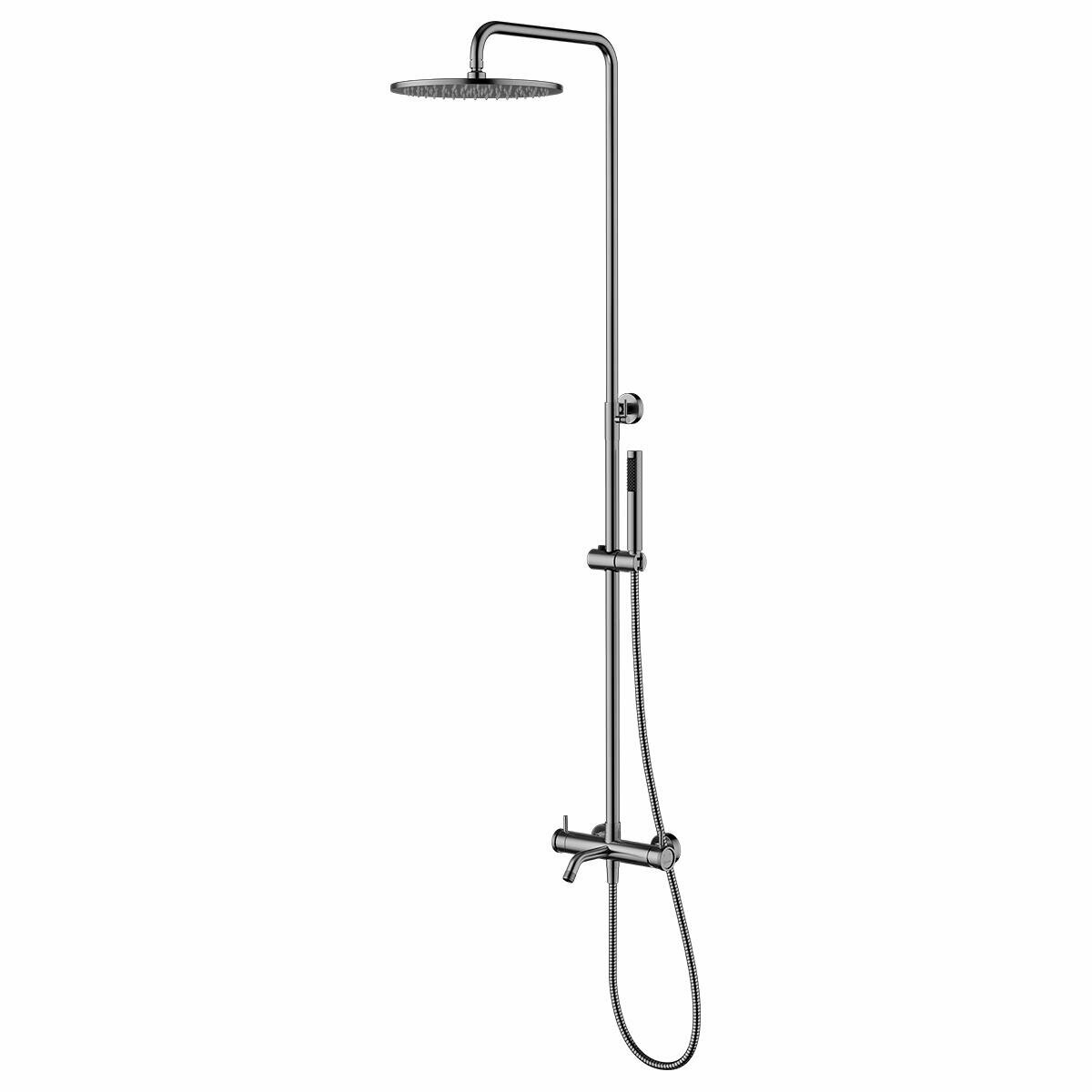 Душевая система Lemark Зенит Zenith LMF-1626S-BRGMN цвет Графит