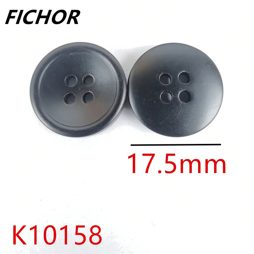 20 шт. Акриловых Пуговиц Имитация Рога 17,5 мм 4 Отверстия KD10158-20pcs