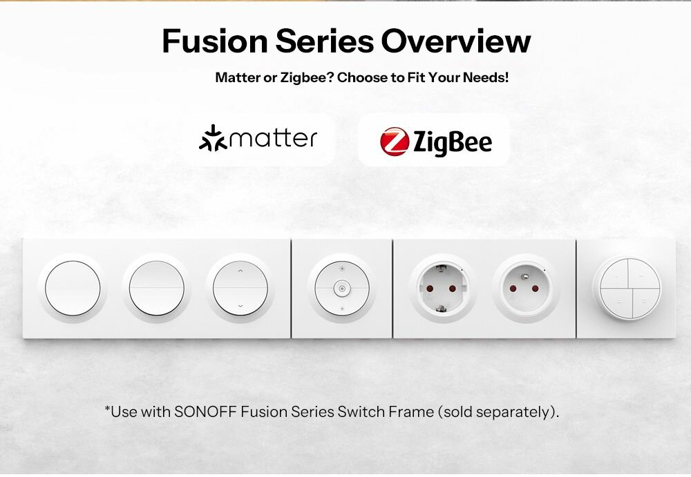 Розетка SONOFF WiFi WS01TPF-E MATTER — фото 1