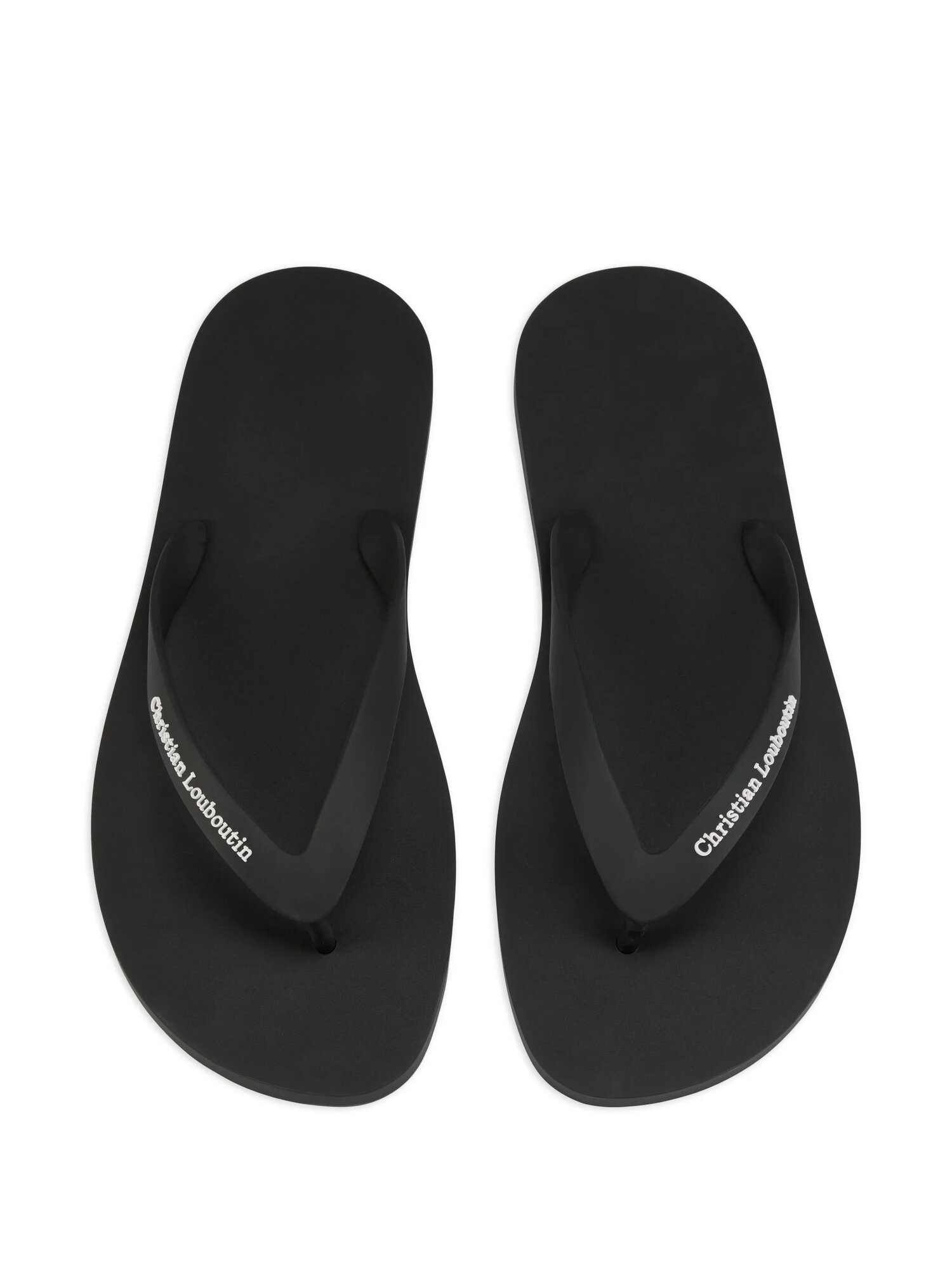 Шлёпанцы Christian Louboutin Logo-print flip-flops, размер 41 — фото 1