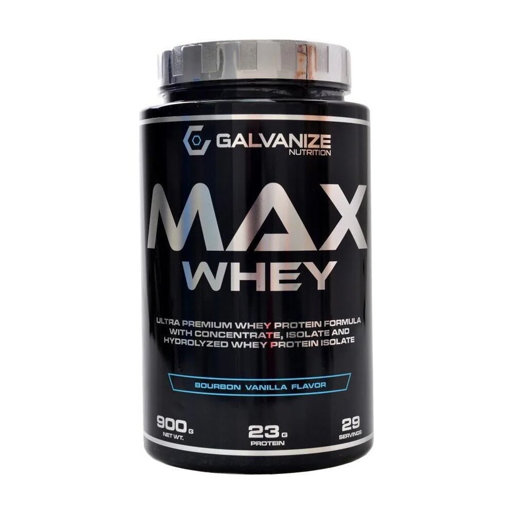 Протеин сывороточный Galvanize Max Whey, 900 г, Вкус Strawberry / Клубника
