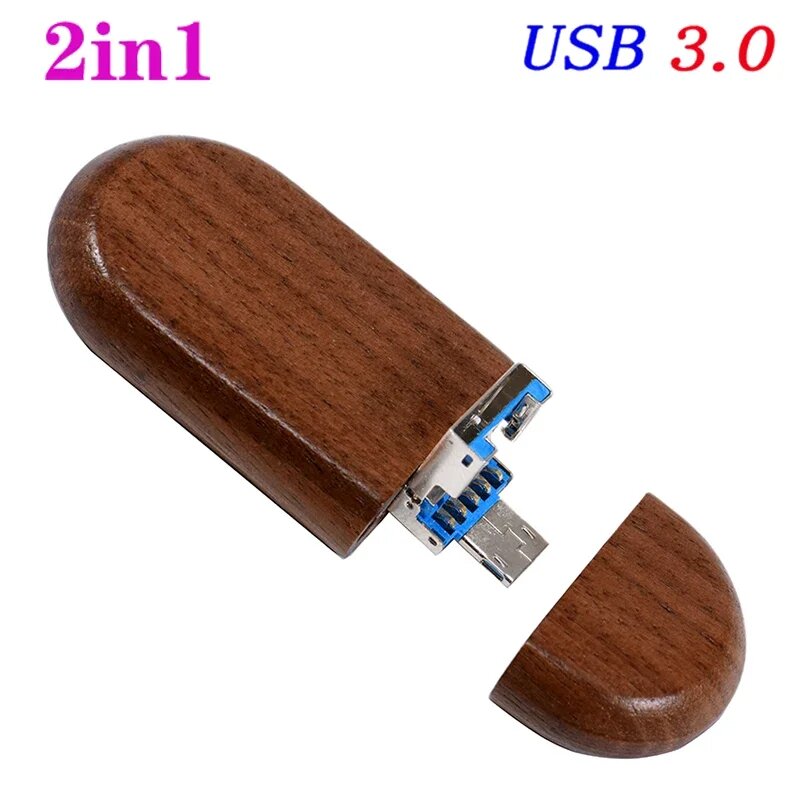 Флэш-накопители JASTER Multifunctional USB 3.0 4GB, Walnut No Box