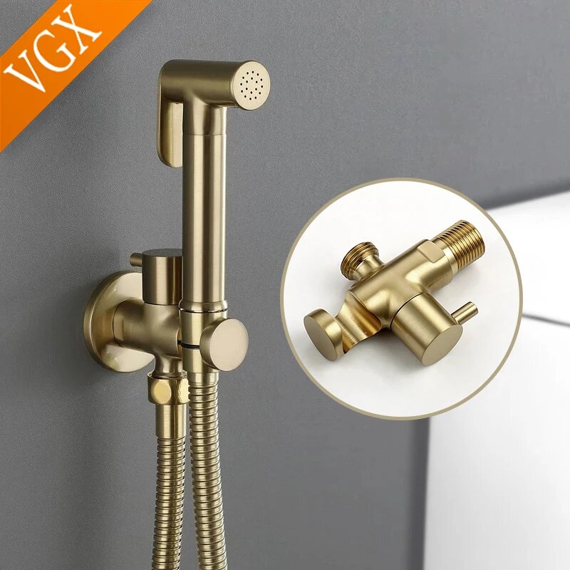 VGX Ручной смеситель для биде Gold bidet faucet — фото 1