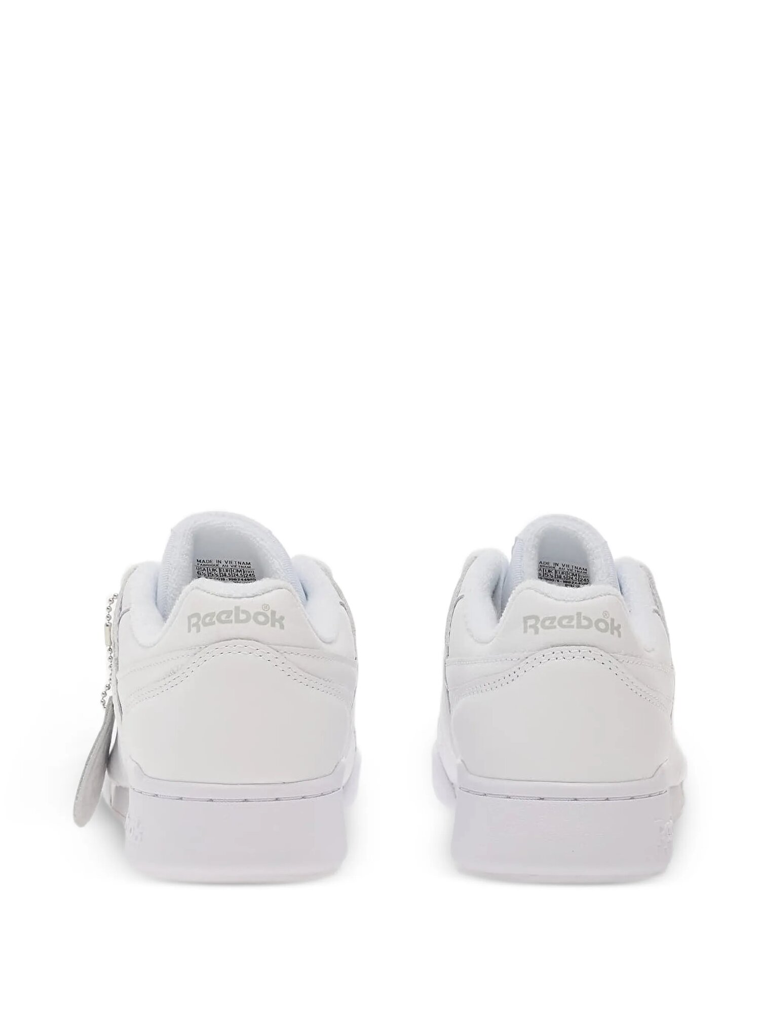 Кроссовки Reebok Workout Plus, размер 13 US, бежевый/белый — фото 1