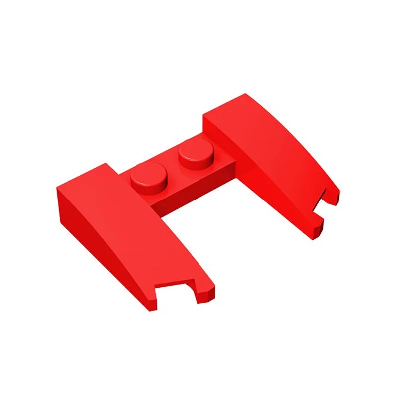 Строительный блок Gobricks Красный 3x4 (10 шт.)