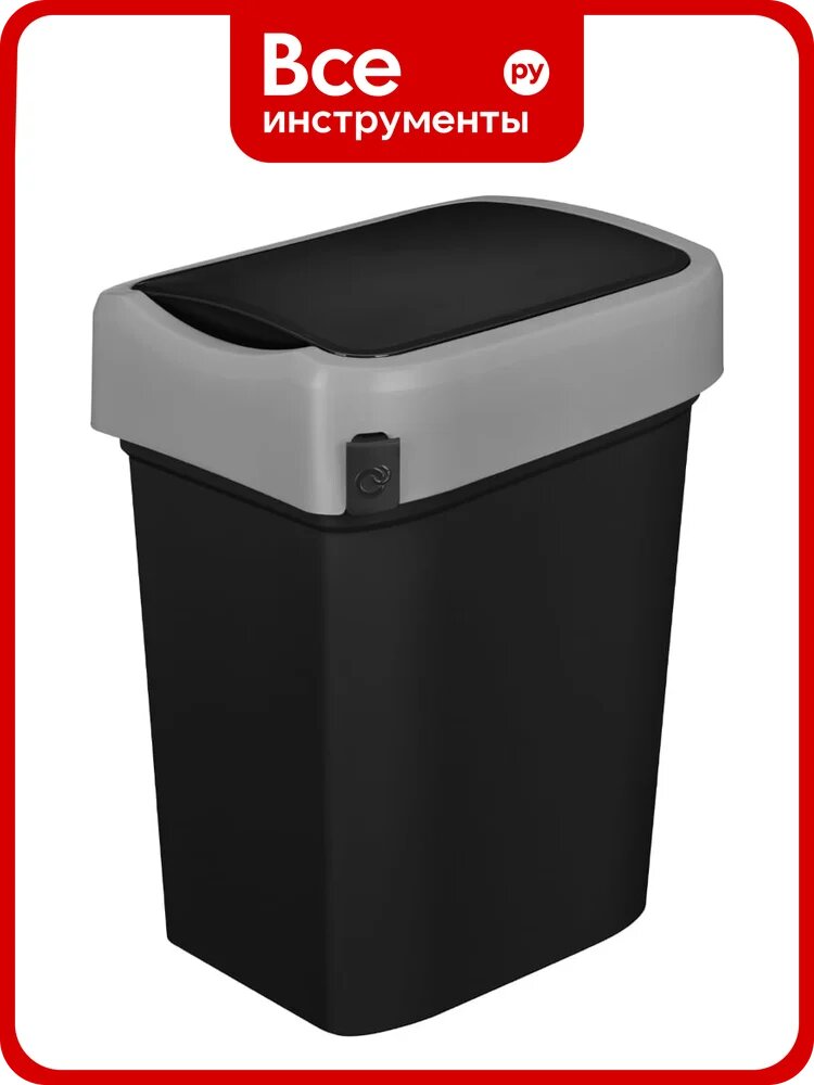 Контейнер для мусора Econova SMART BIN 25л, черный 435289913