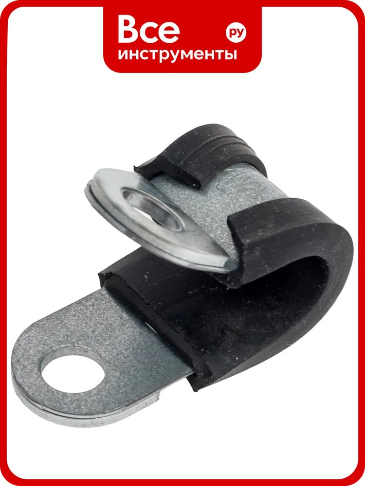 Хомут NORMA Rubber RSGU Р-Образный 8/12 W1 упаковка 10шт. RSGU1.8/12W1 оцинкованная сталь резиновый элемент