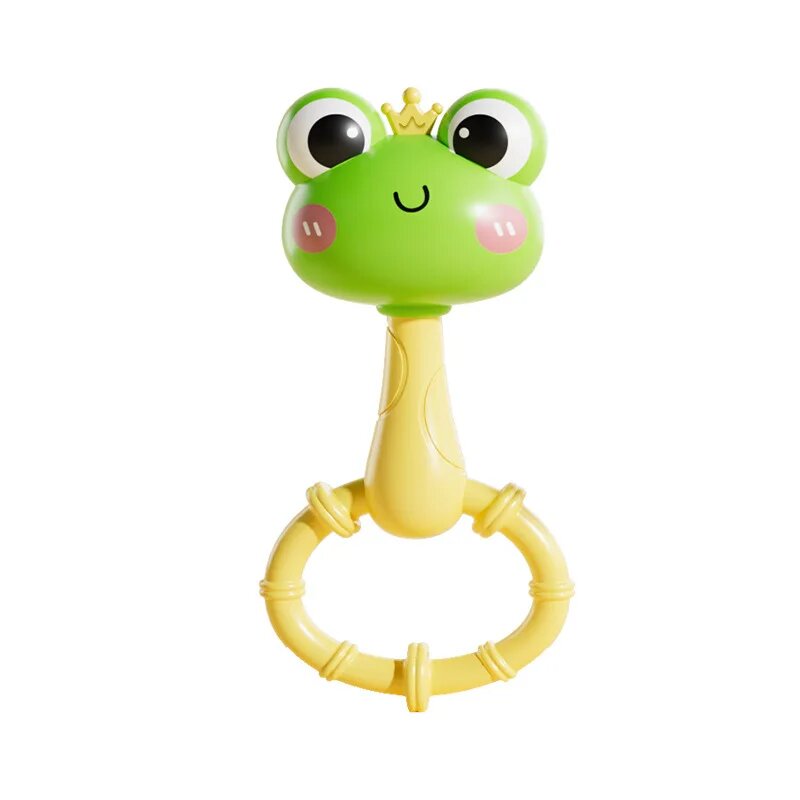 Пластиковая погремушка-погремушка в форме животного frog