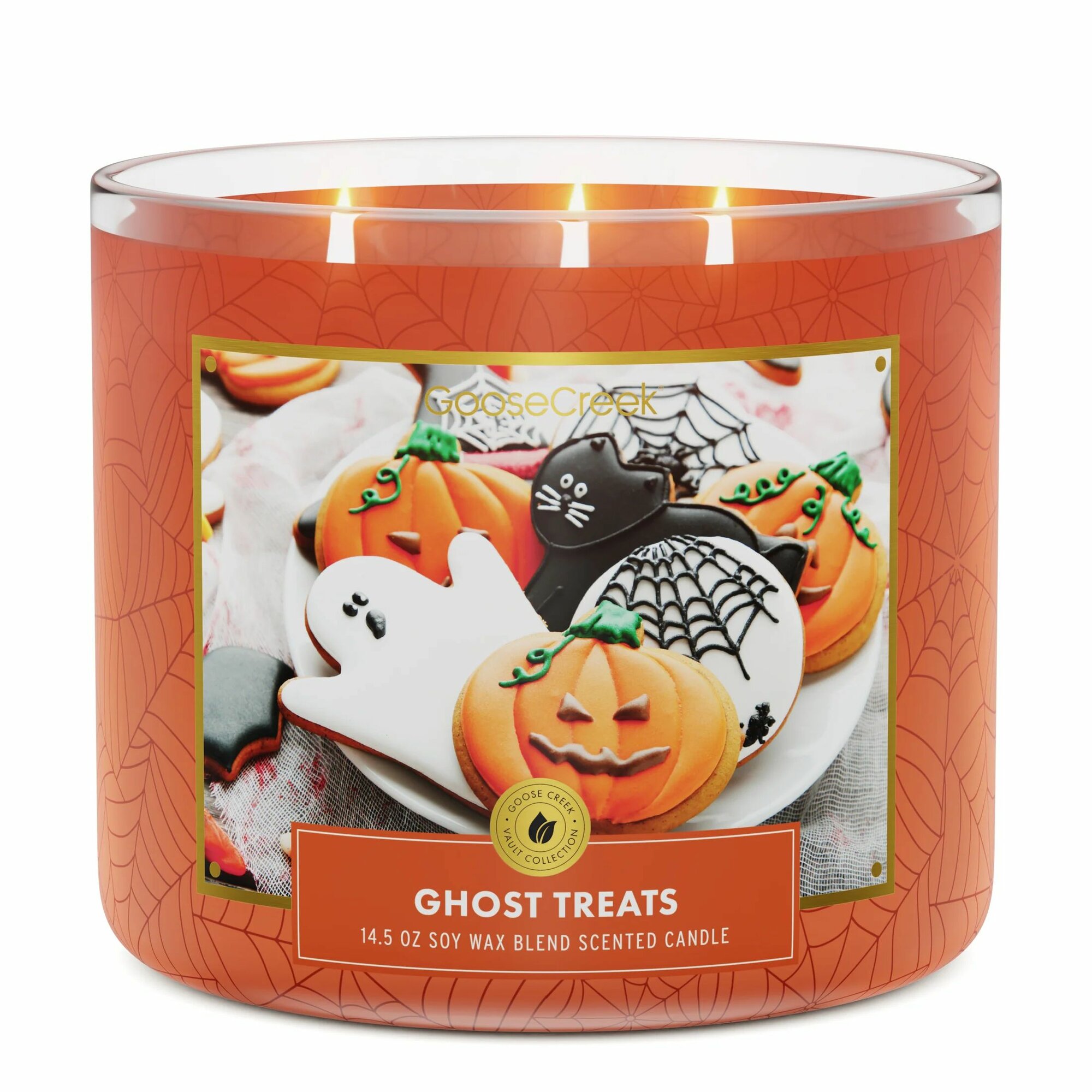 Goose Creek ароматическая свеча 3х фитильная Halloween Ghost Treats