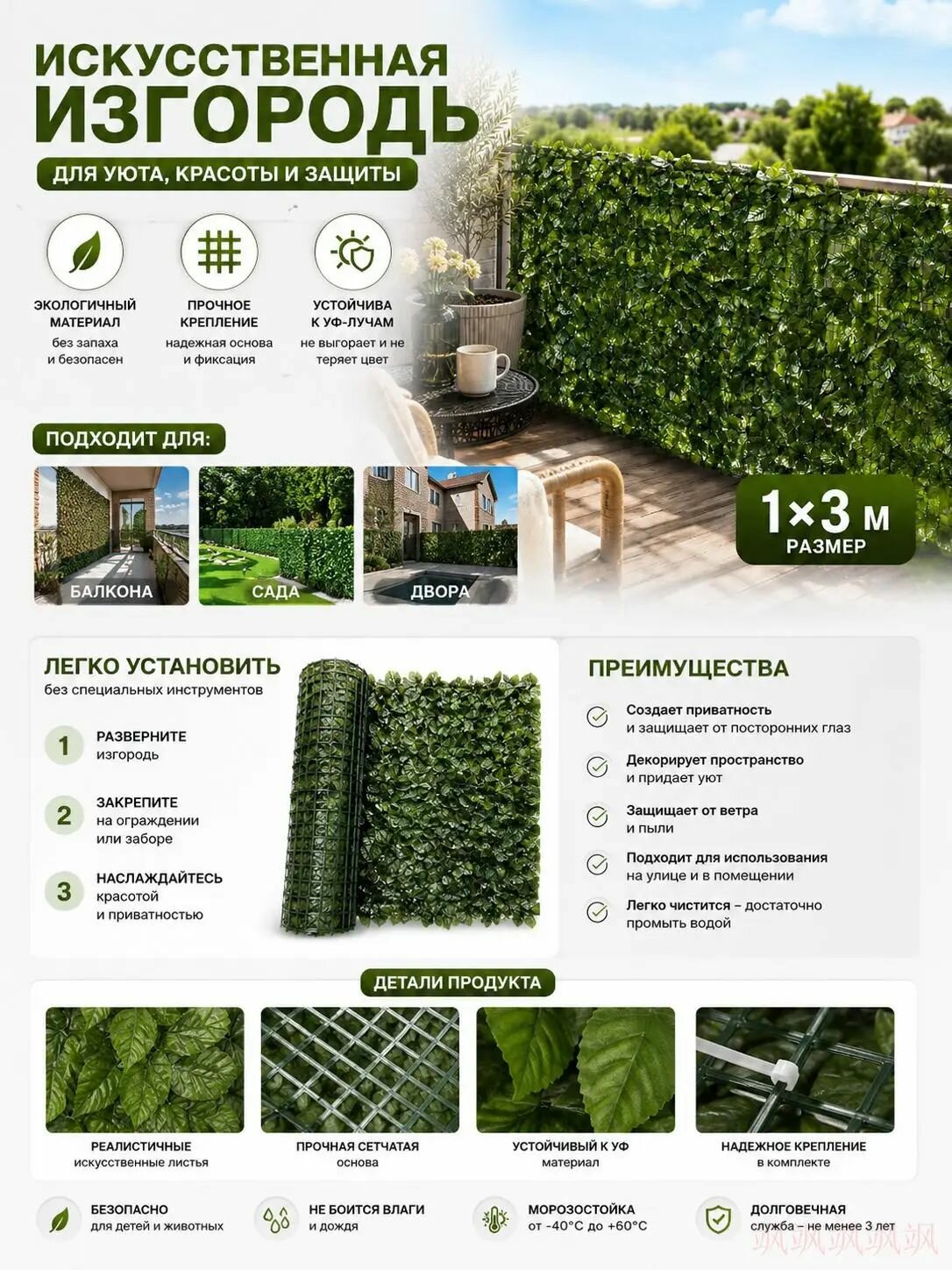 Лента для забора — фото 1