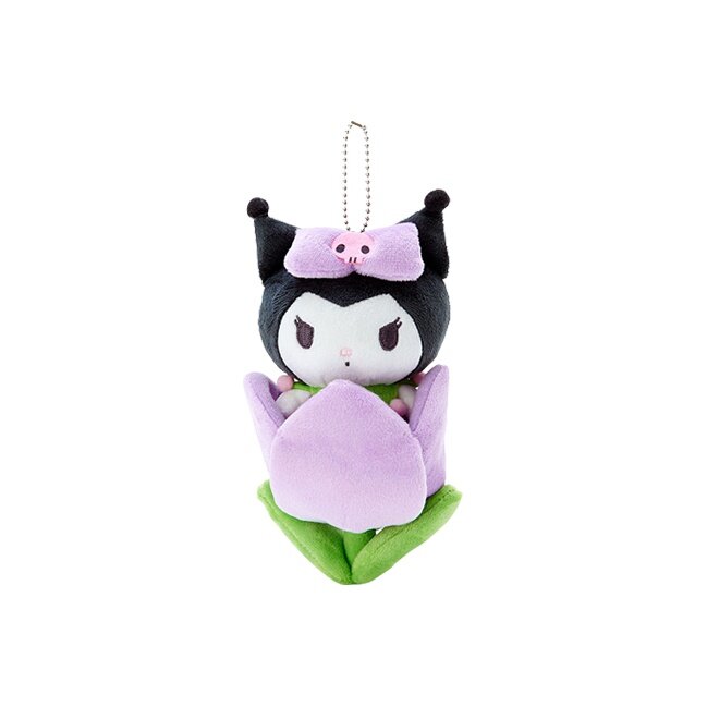 Sanrio Kuromi Flower Styling Harmony Кукла Плюшевый Украшение 16,7 см Длина Тела