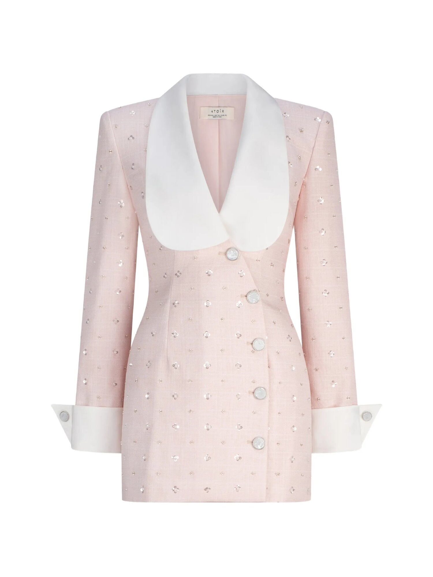 Платье Mini Magda crystal-embellished double-breasted dress