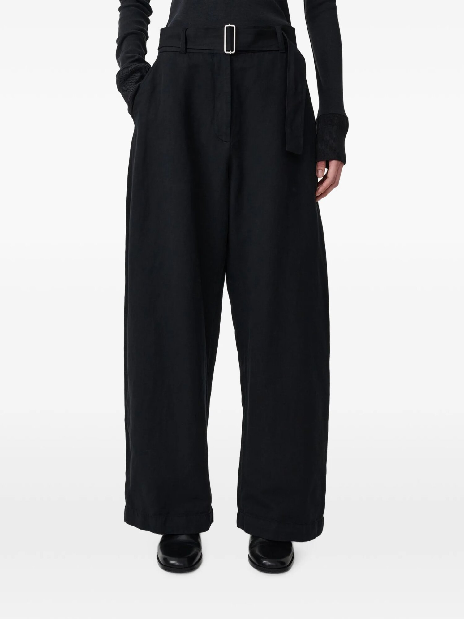 Брюки Studio Nicholson Chatto belt-loop trousers, размер 4 — фото 1