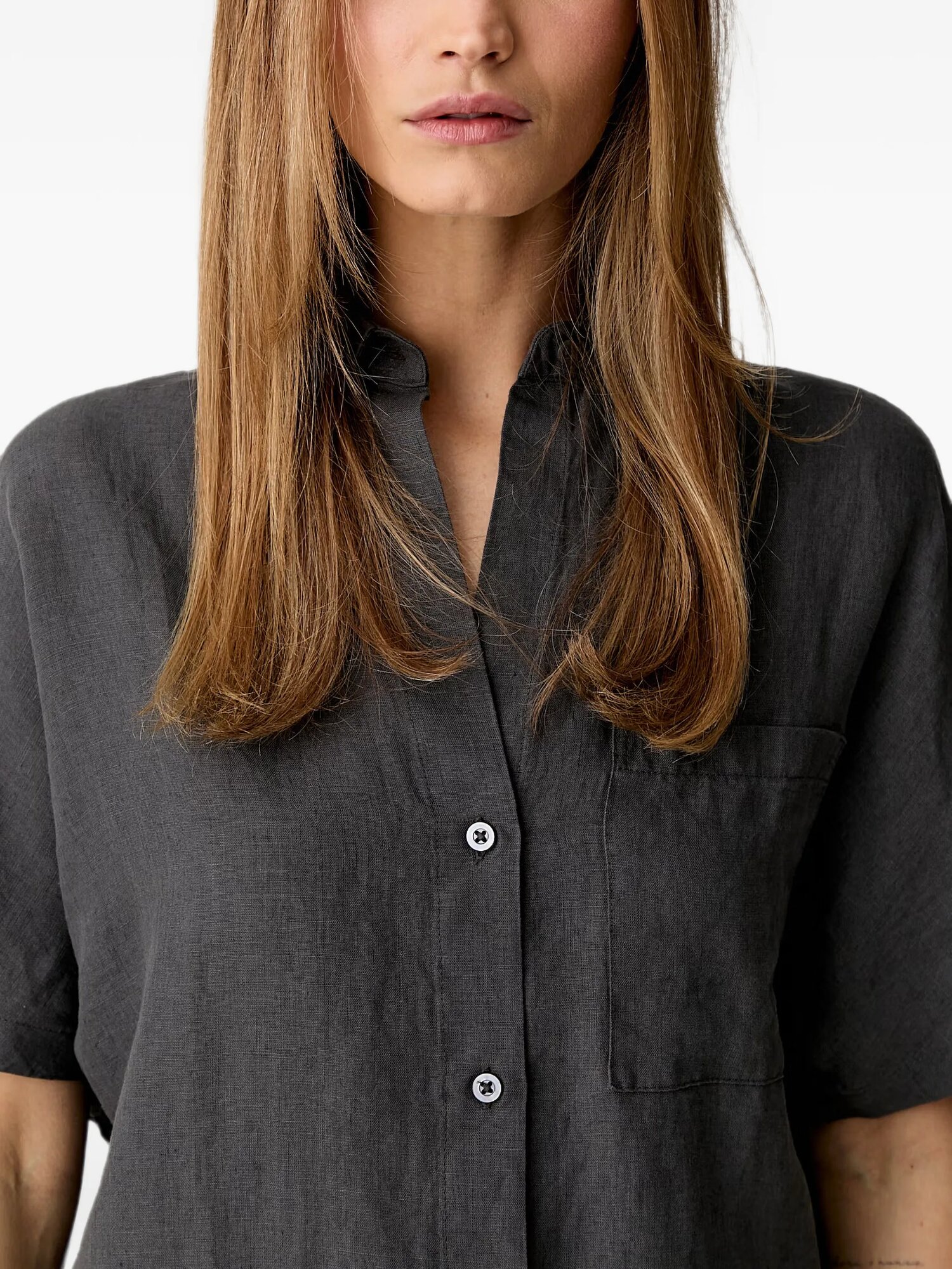 Рубашка Marc O'Polo Short-sleeve button-up shirt, размер 40 EU — фото 1