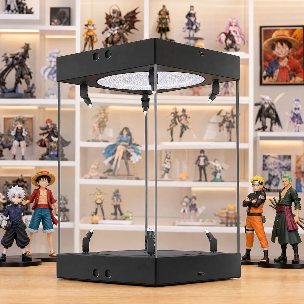 Бокс витрина для коллекционных фигурок Hot Toys Аниме Манга 20x20x40 cm