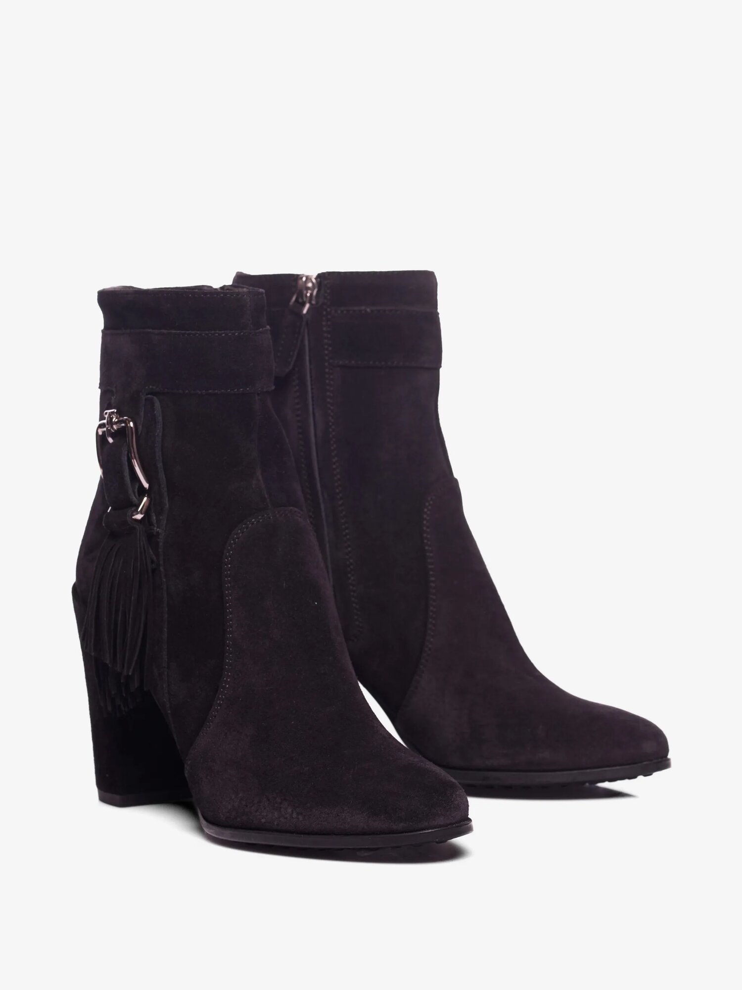 Ботинки Tod's Fringe buckle ankle boots, размер 39 — фото 1