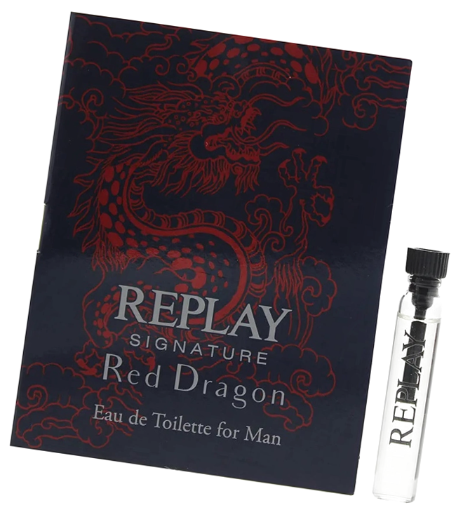 Пробник мужской туалетной воды Replay Signature Red Dragon 2 мл / Ред Дрэгон