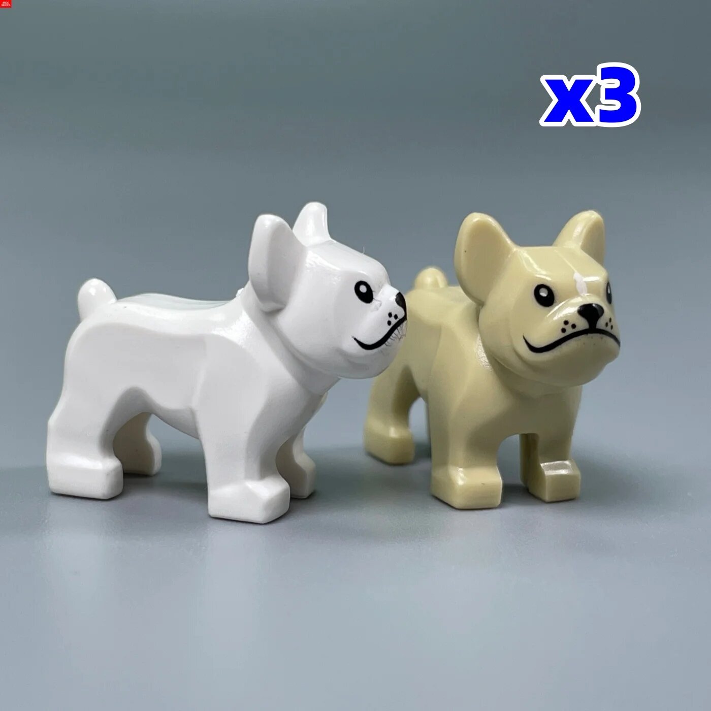 MOC BRICKS Кубики животные французский бульдог NO.1