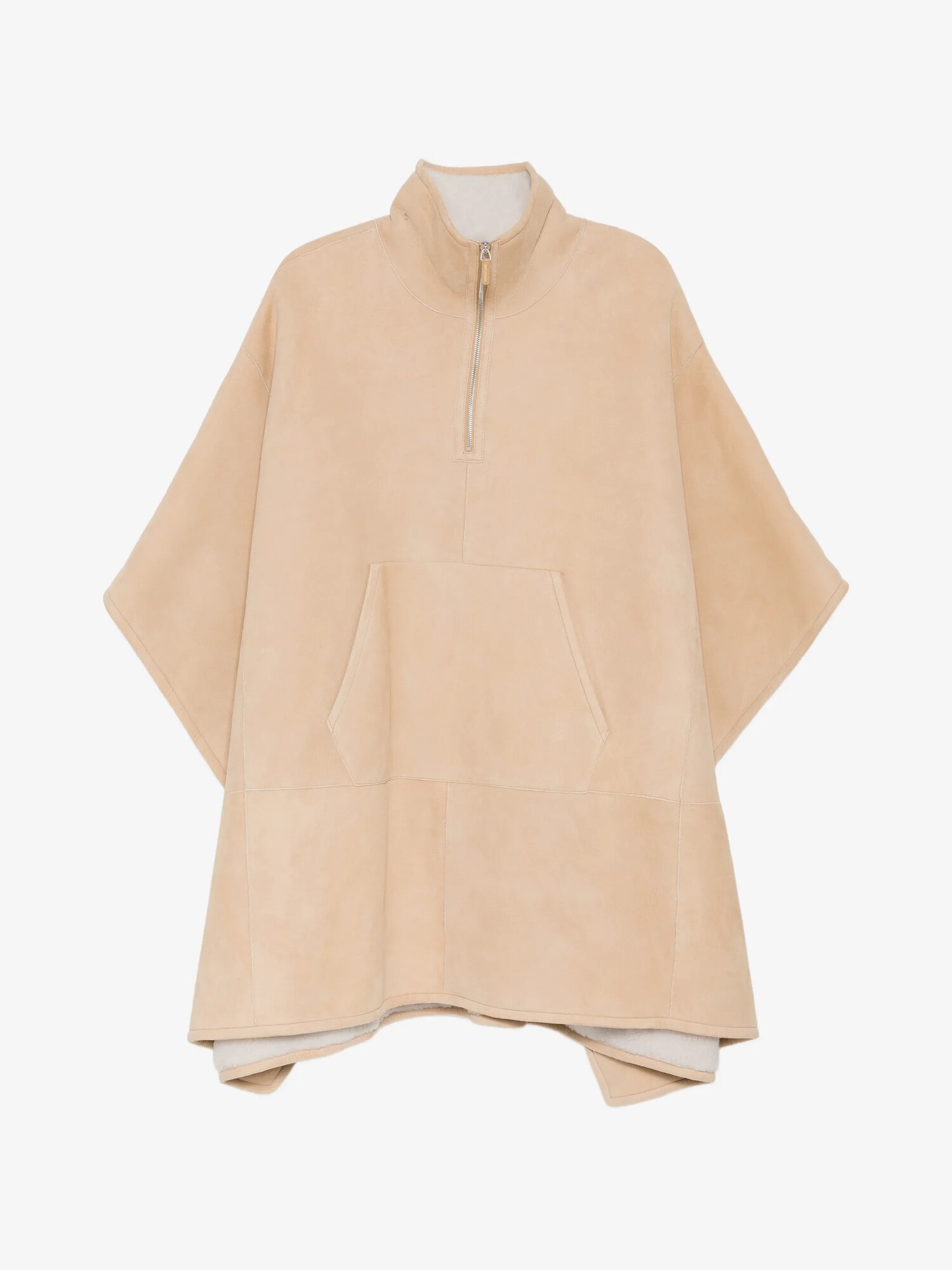 Накидка Suede shearling poncho