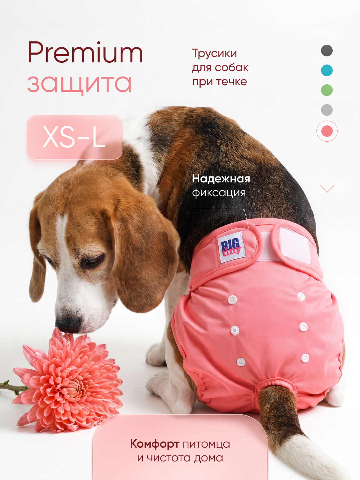Premium трусы для собак при течки