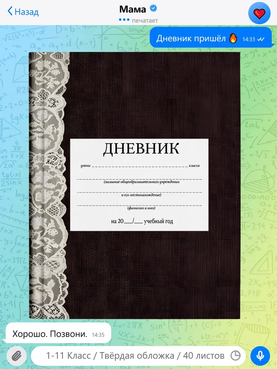 Школьный дневник с принтом y2k pinterest