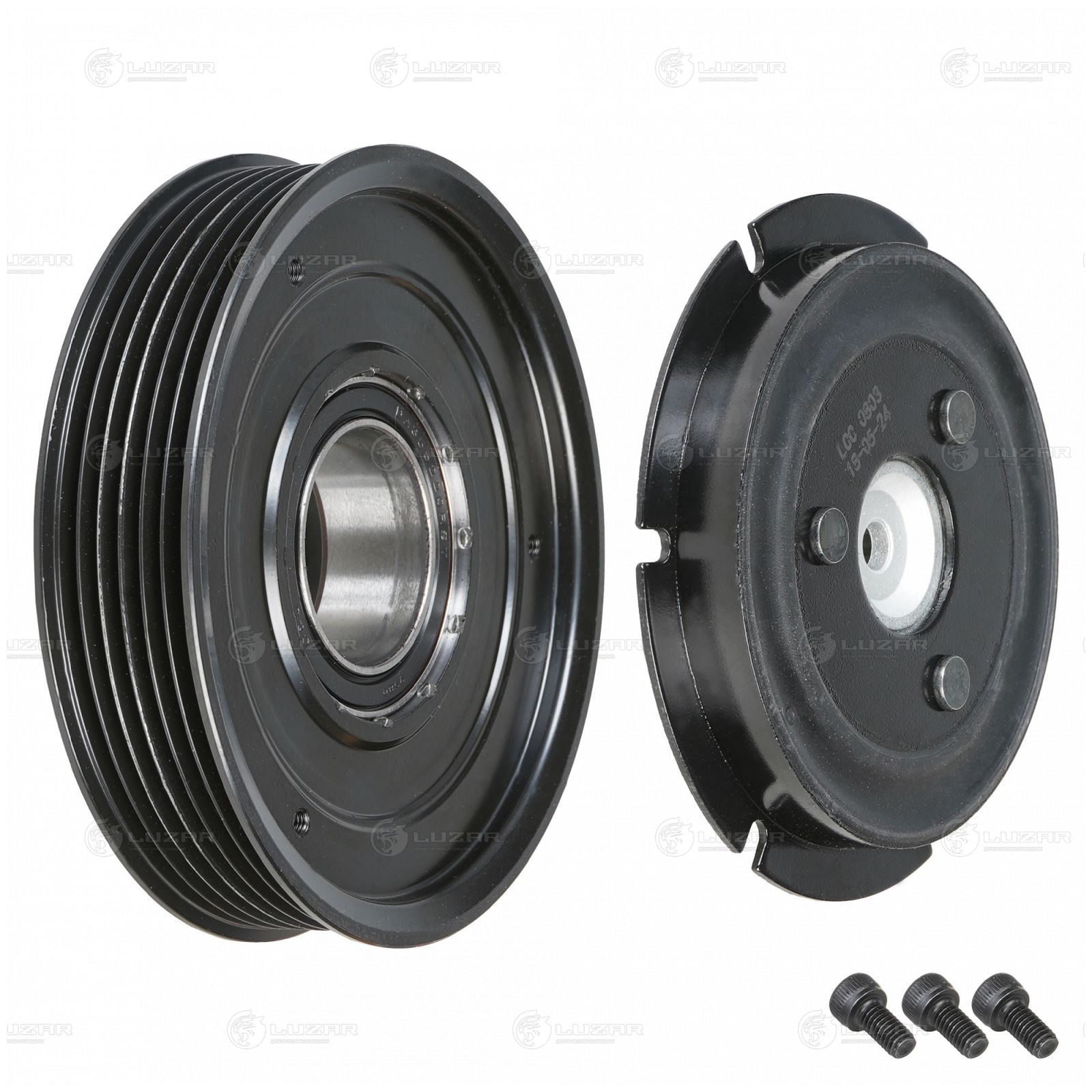 Муфта срывная компрессора кондиционера, для КИА Оптима 2010 2.0i, 2.4 oem 976433R000, 976443R000 арт LCC0803