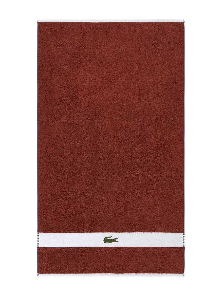 Полотенце Lacoste Кэжуал (Casual) Терракотовый (Terre) 55x100 см