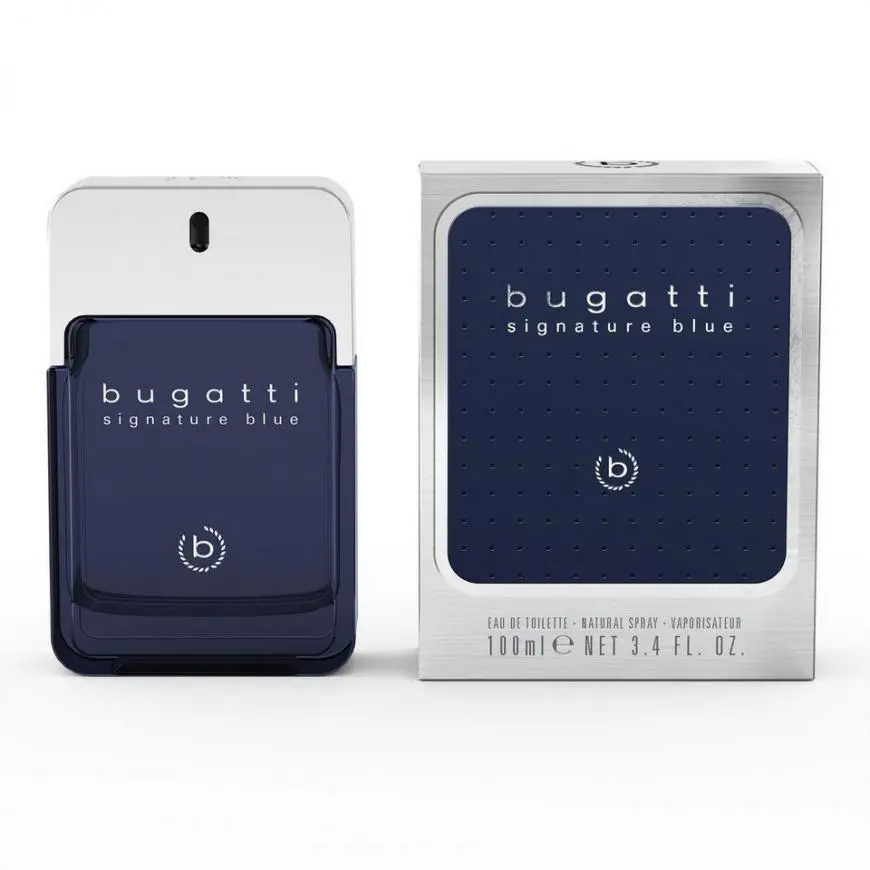Мужской eau de toilette Бугатти Сигнатюр Блю 100 мл - Bugatti Signature Blue