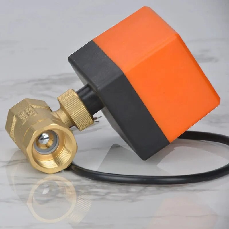 AC 220V 4N Моторизованный шаровой кран DN20