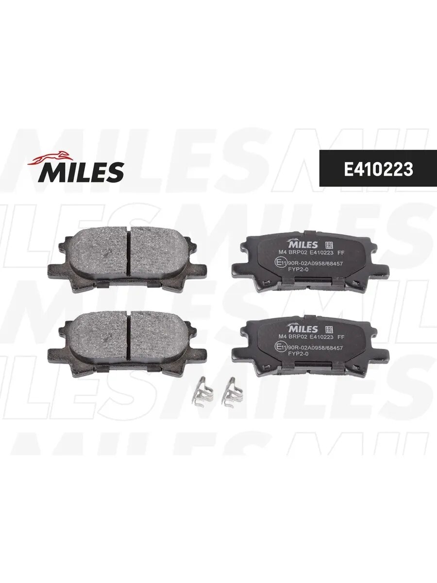 Колодки тормозные для а/м LEXUS RX 300/RX 330/RX 350 03-08 R, арт. E410223