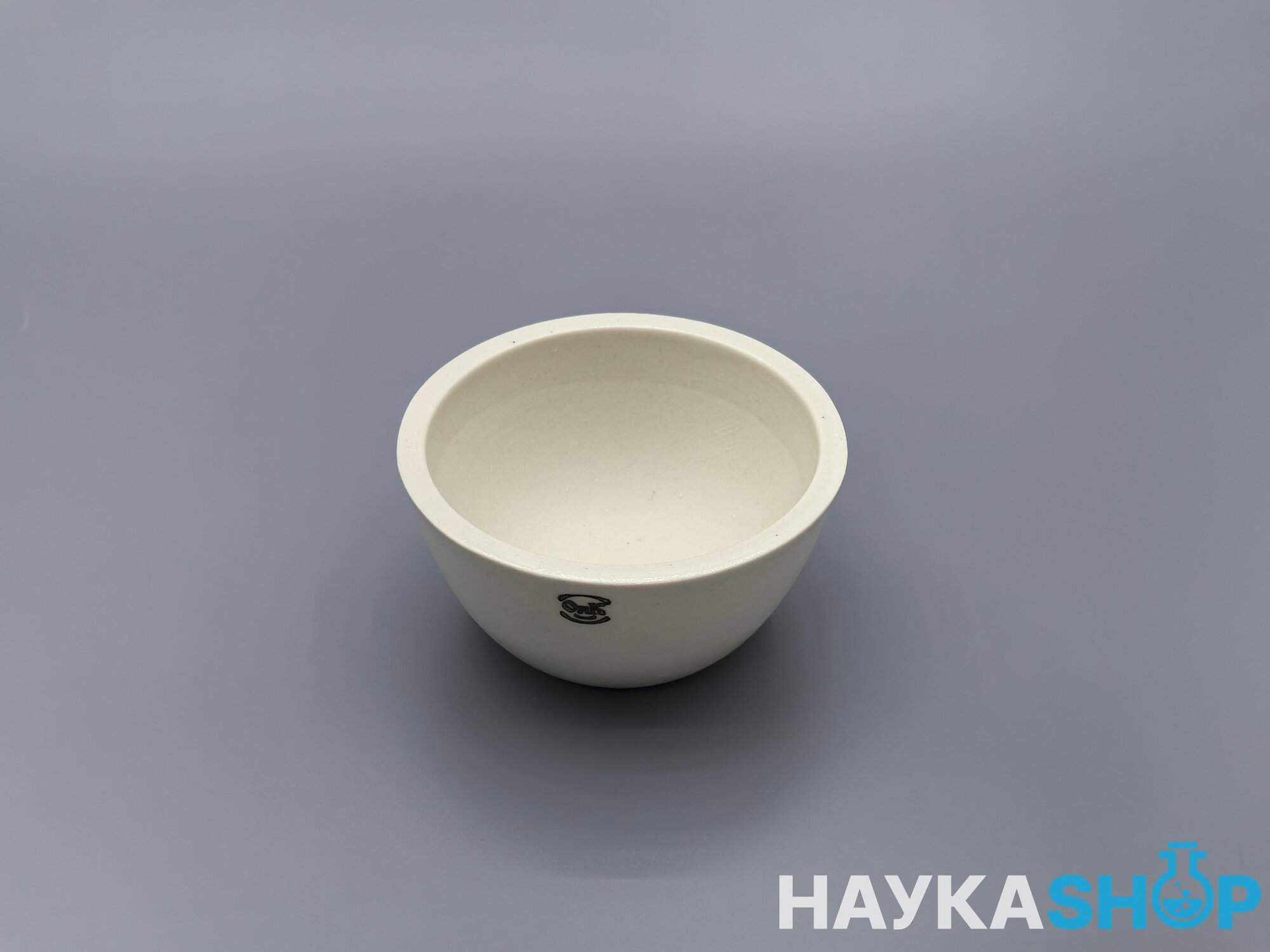 Ступка фарфоровая №3 (90*45 мм), ГОСТ 9147-80, 00-00000079, Оятская керамика, Россия (С3-90/45)
