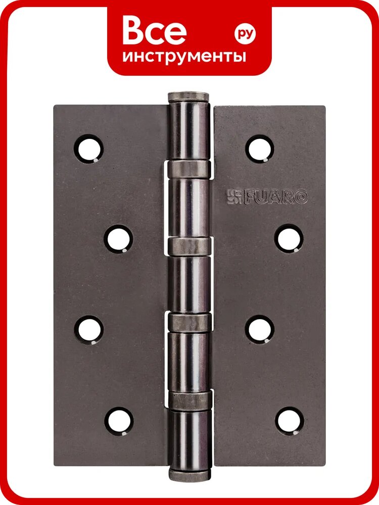 Универсальная петля FUARO IN4400U-BL OS (4BB/BL 100x75x2,5) состаренное серебро, блистер 39729
