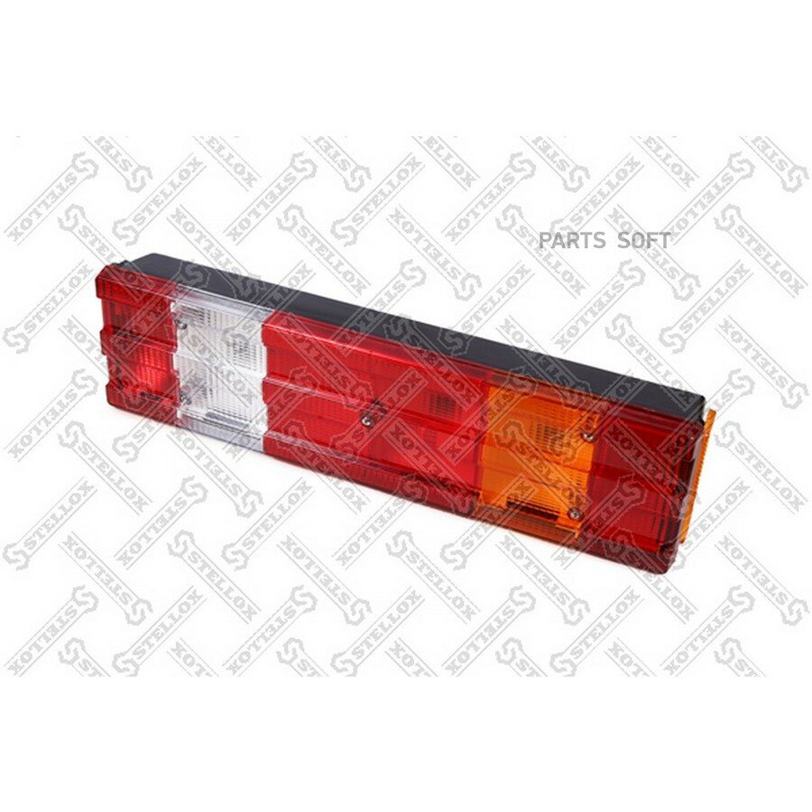 STELLOX 8737162SX 87-37162-SX фонарь задний правый! многосекц.6-секц. прямоуг. с ребрами штекер-байонет сбоку\ MB Actros