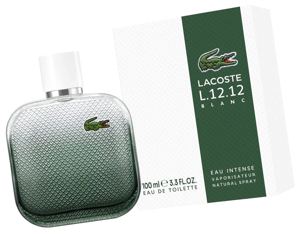 Lacoste L 12 12 Blanc Eau Intense одеколон мужской 100 мл - Лакост Бланк О Интенс