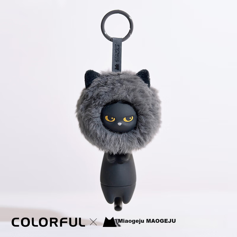 Цветная милая кошачья узорная USB 3.2 GEN1 флешка 128ГБ черная Ёмкость：128 ГБВерсия：Кошачий узор коллаборация 3.2