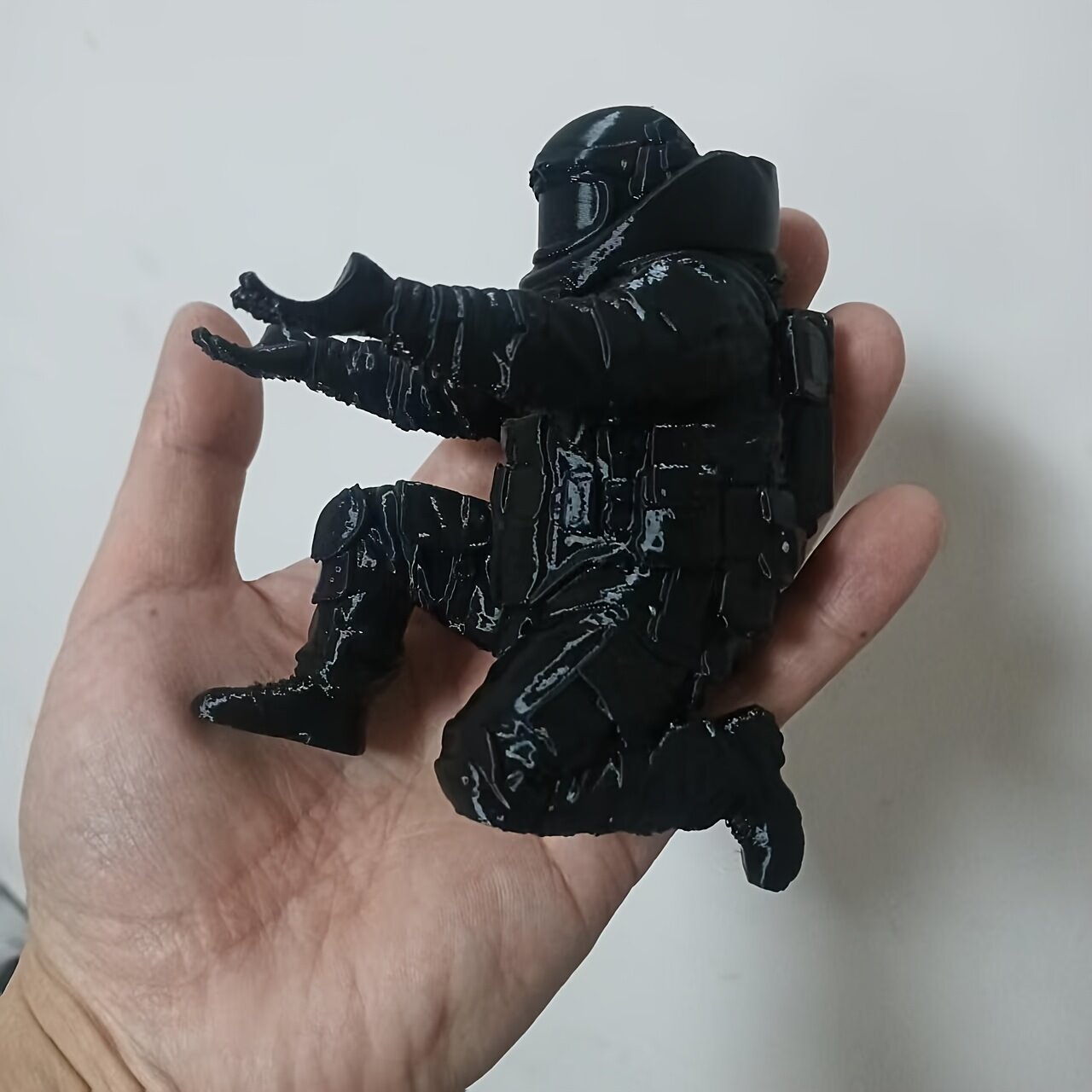 Подставка для ручек в виде сапёра 3D-печати, настольный органайзер в стиле милитари, антистресс-украшение для рабочего стола, подарок мужчинам, 1 шт.