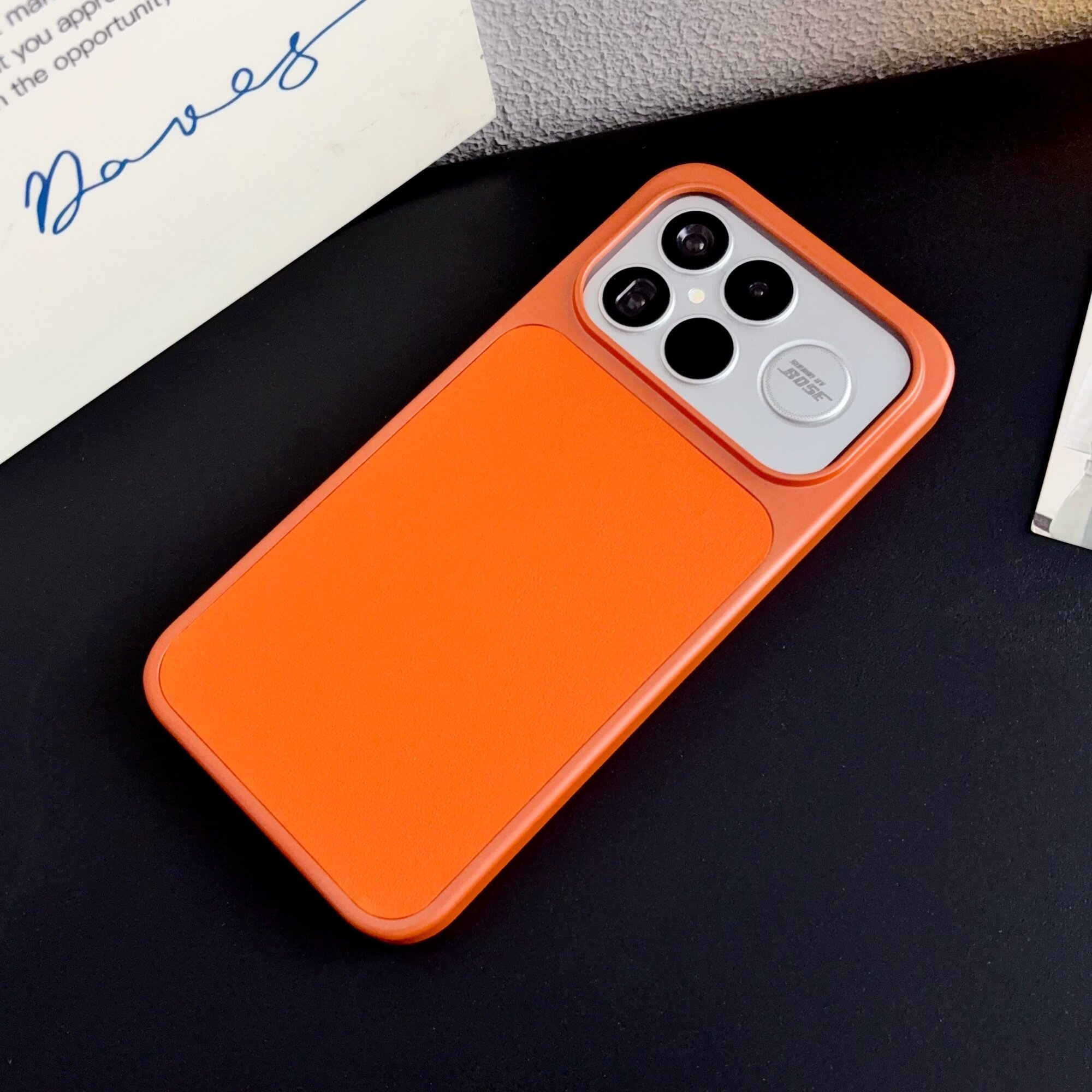 Чехол Для Poco F9 Ultra/Сяоми Поко F9 ультра, soft touch, чехол-кардиомонитор, искусственная кожа, поликарбонат (PC), защита камеры, ударопрочный, усиленные углы, Xiaomi, Poco F9 Ultra, orange,