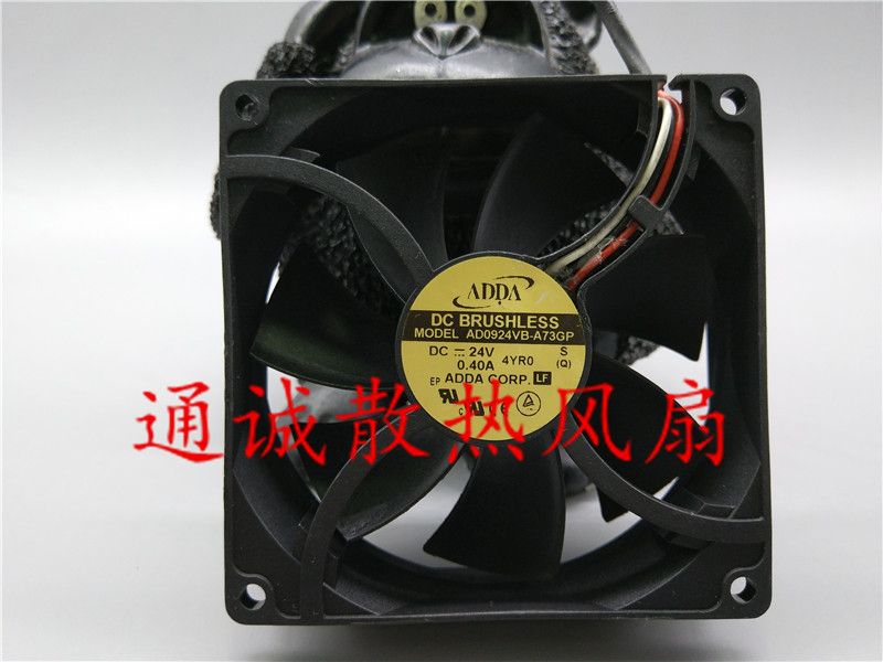 ADDA 9cm 9225 AD0924VB-A73GP 24V 0.40A Инвертор, вентилятор охлаждения