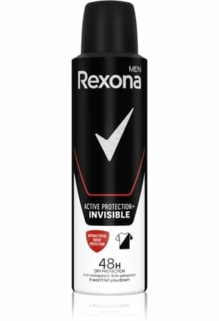 Дезодорант Rexona Active Protection+ Invisible, мужской, 150 мл