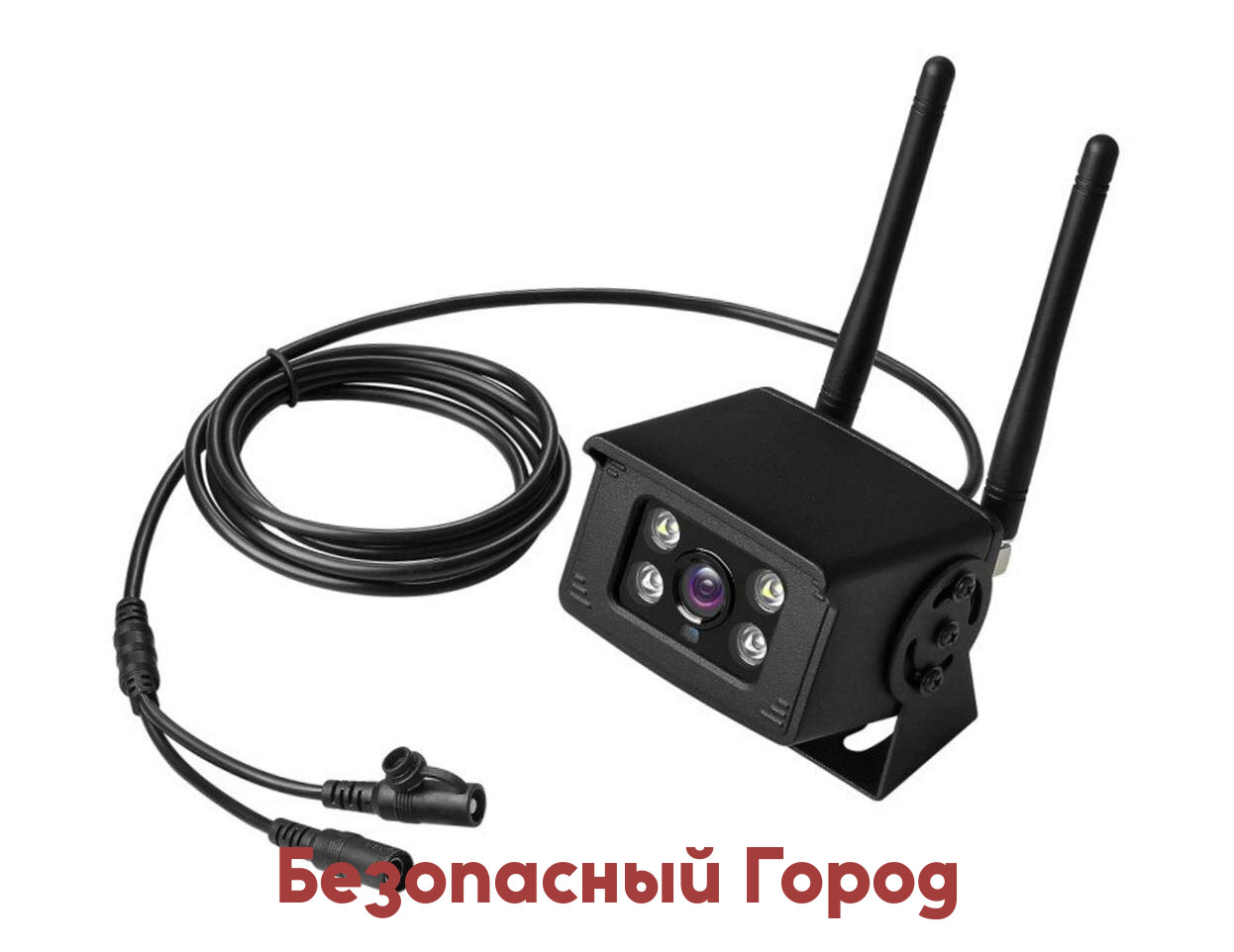 Уличная антивандальная 3G/4G IP камера Link NC09G-8G-5MP Black (S22123LU) с матрицей 5Mp. Двусторонняя связь, ИК-подсветка, прожектор, P2P, IP66, за
