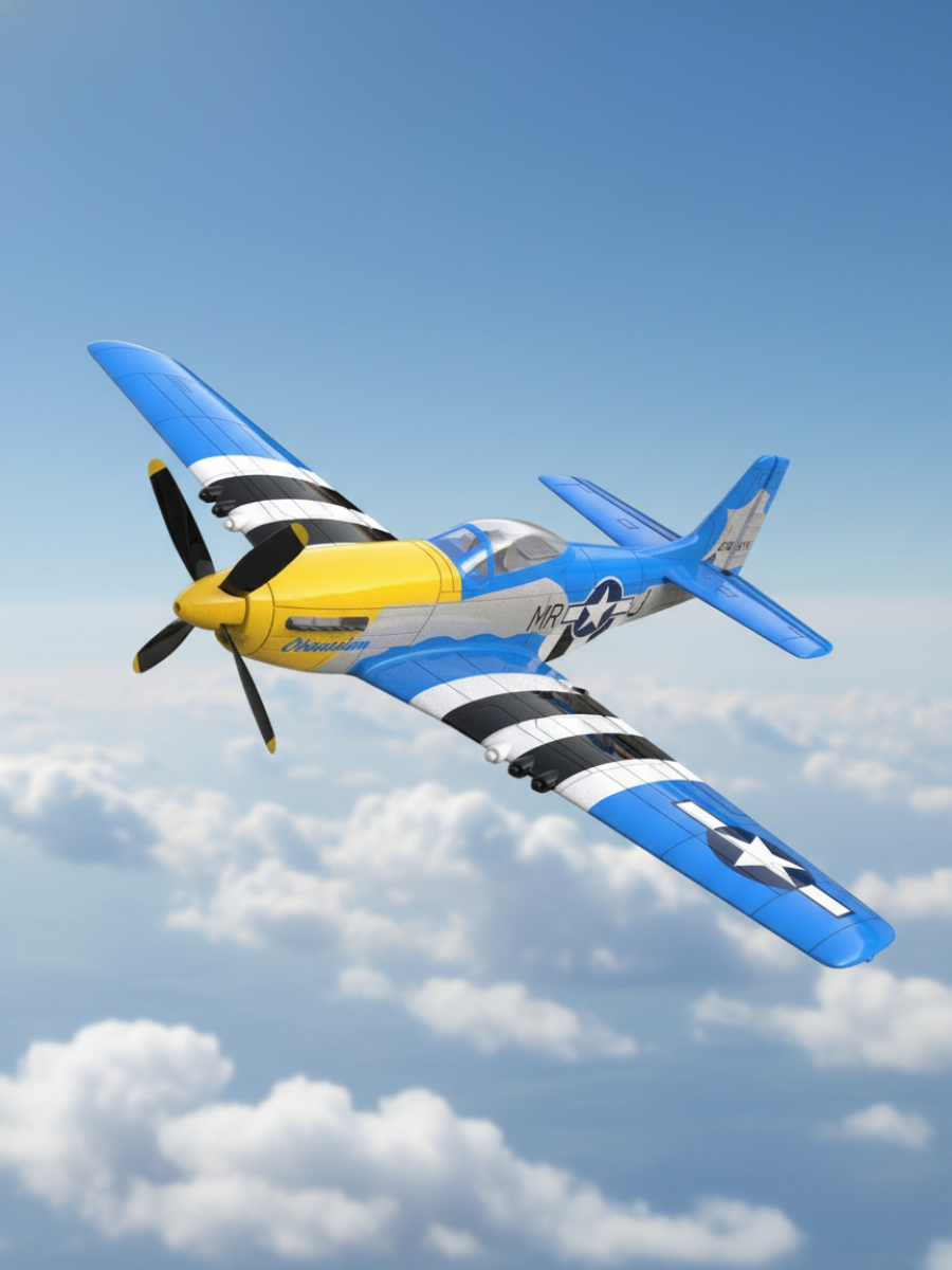 Радиоуправляемый самолет Volantex Mustang P-51 RTF