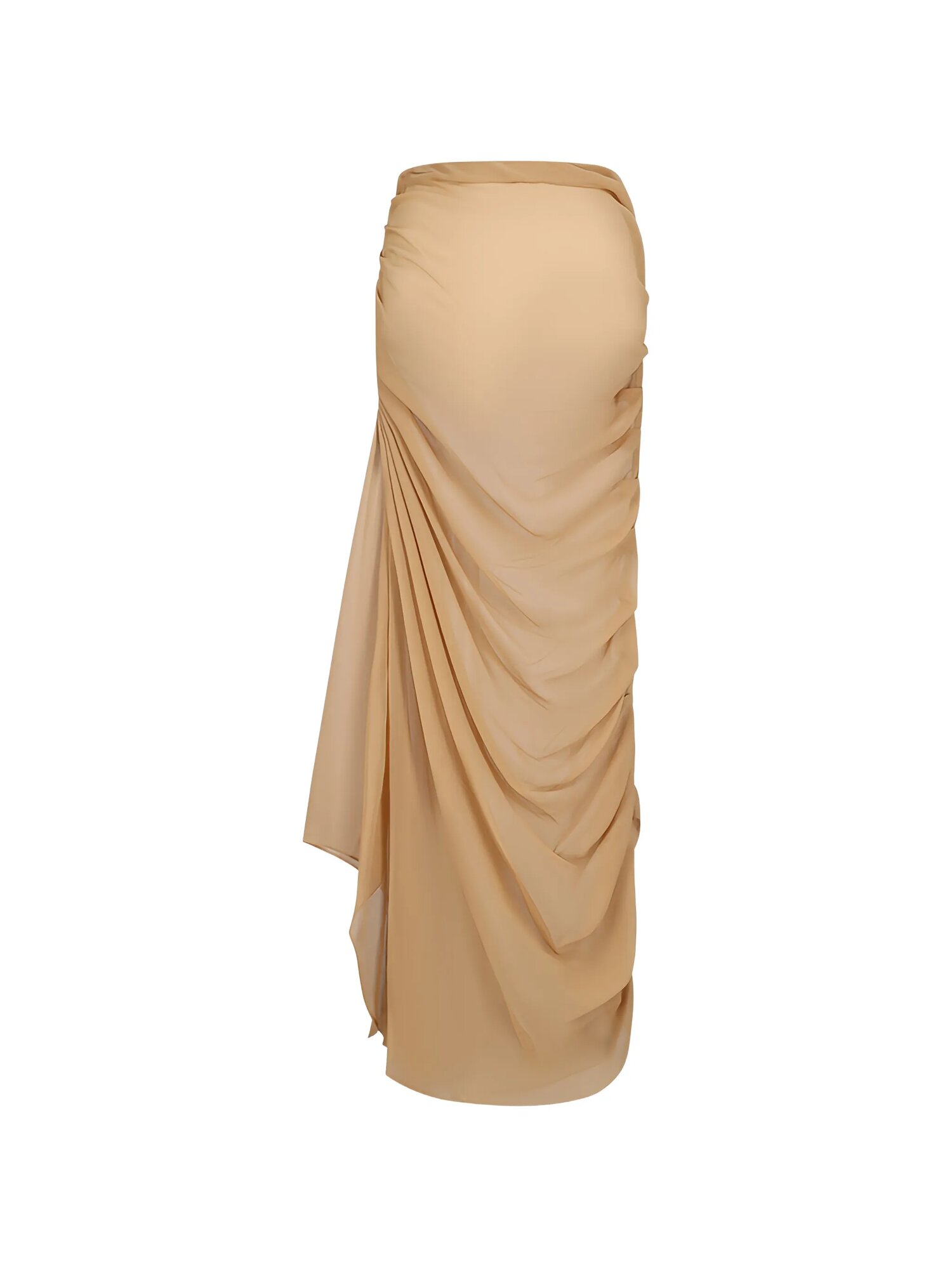 Юбка Draped silk maxi skirt