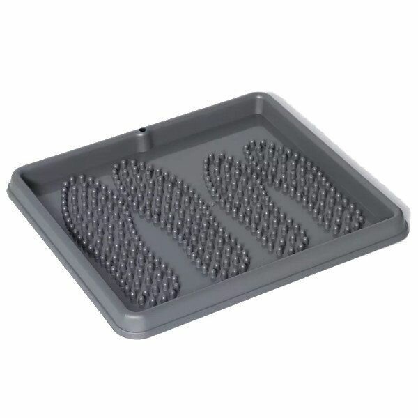 Лоток для обуви, цвет серый, размер 43х39, 5 0307, Darel plastic