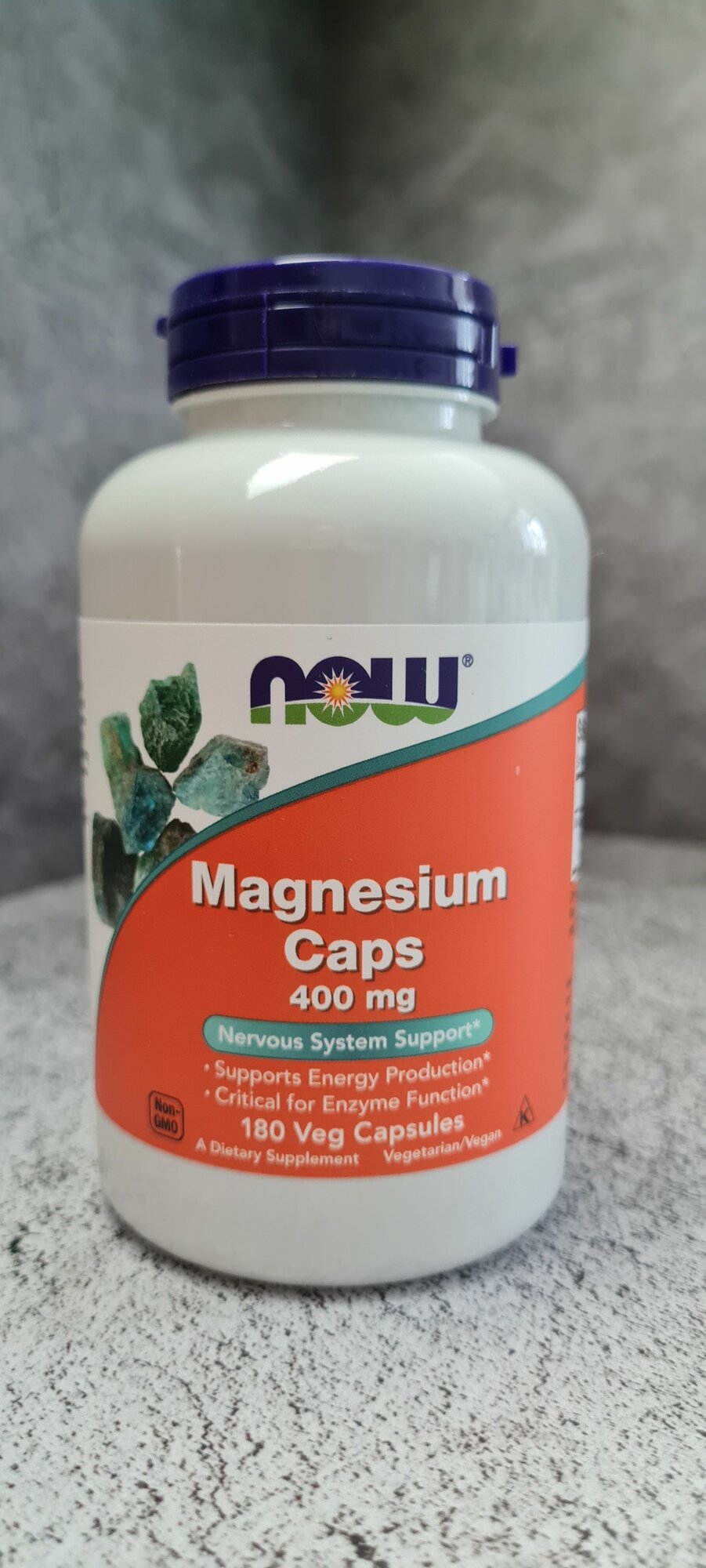 Now Foods Magnesium Caps 400 mg 180 veg capsules Нау фудс Магний в капсулах 400 мг 180 веганских капсул